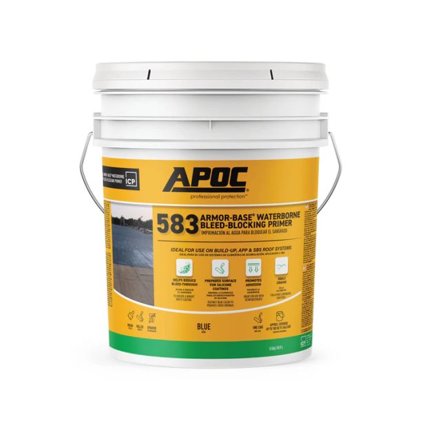 APOC 583 Armor Base Waterborne Bleed Blocking Primer bucket 5 gal Blue