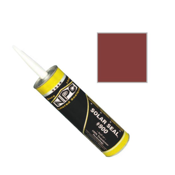 NPC 900 Solar Seal Caulk 19oz Pro Size Richmond Red 9036 9/case