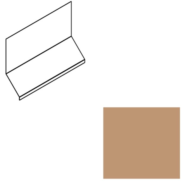 EDCO 1746-261 Head Wall Flashing Solid 10' Cedar 5/carton