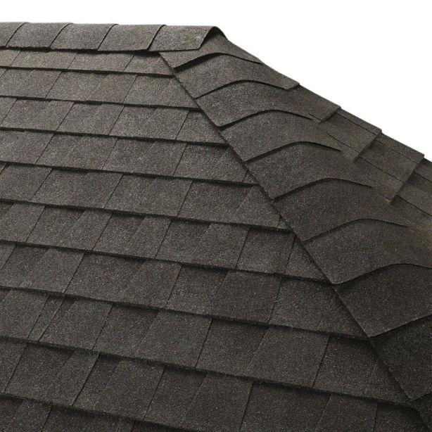 GAF Seal-A-Ridge 850180 Hip and Ridge Cap Shingles 25 linear ft Charcoal