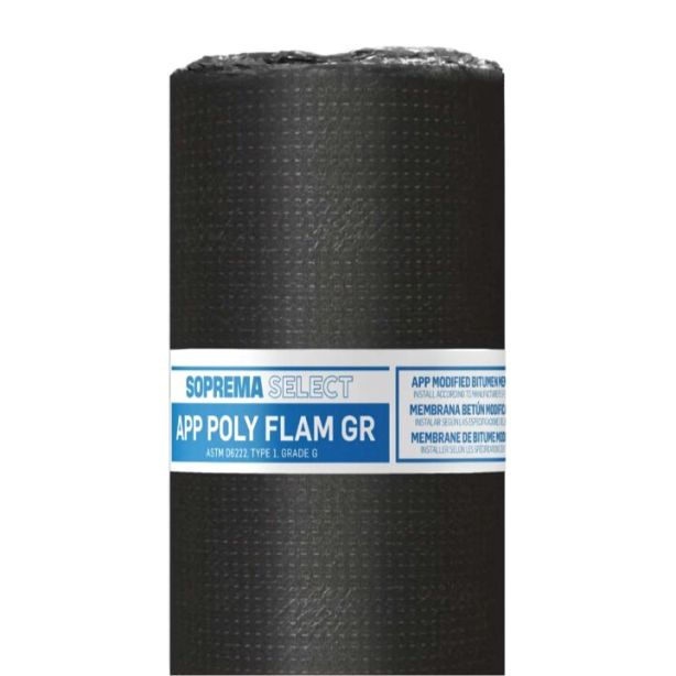Soprema 22904bt Select App Poly Flam GR White 97.9 sqft