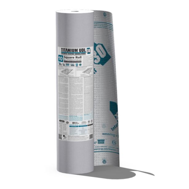 InterWrap Titanium UDL30 Synthetic Roofing Underlayment 48"x250' 10SQ