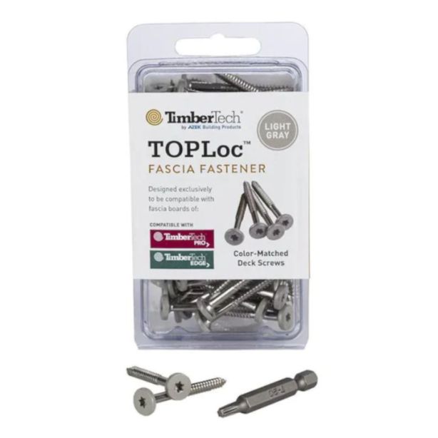 TimberTech TLOCFAS100LG TOPLoc Fascia Screws For PRO and EDGE 1-3/4 ...