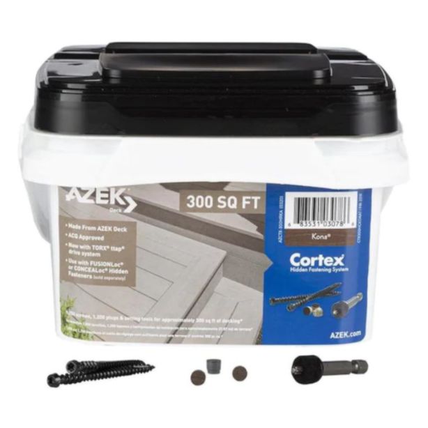 TimberTech CTX300HCKOAAT Cortex Screws For AZEK Kona 300 sq ft