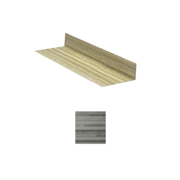 Vesta Steel Siding L Flashing HD3 Woodgrain Driftwood 10'