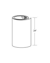 Alsco Aluminum Trim Coil Smooth 24"x50' White