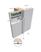 Tamlyn SHC516 XtremeTrim 5/16" Siding H-Mold 2pc x 10' Primed EA