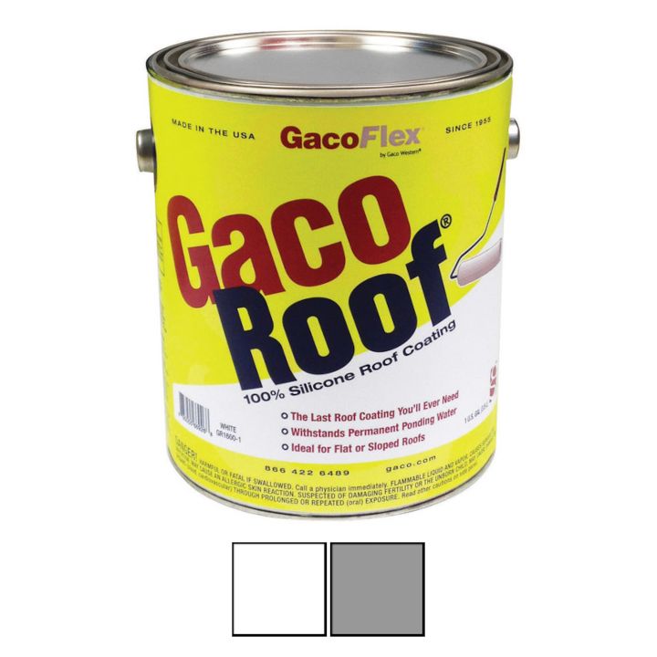 Gaco Silicone Roof Coating 1 Gallon