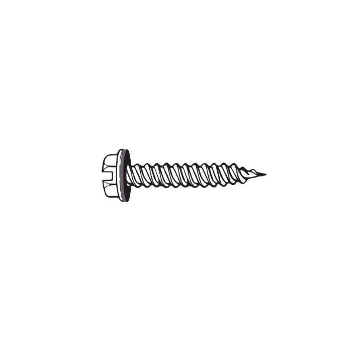 EDCO 3283-000 #10 Mill Finish Zip Screws 1" 8000/carton