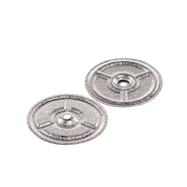 GAF Drill-Tec 3" Steel Plate Recessed #4580 Galvalume 1000/bucket