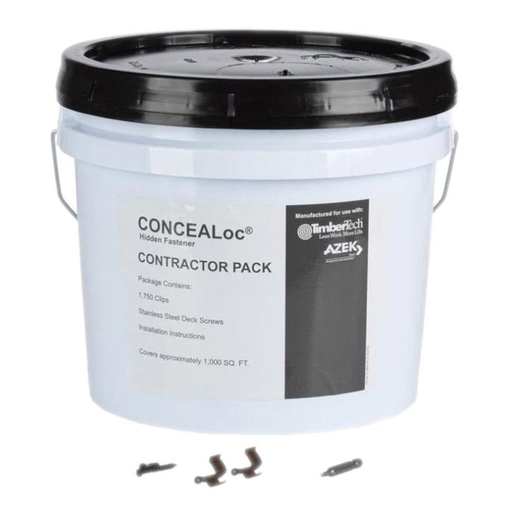 TimberTech CLOCBULK CONCEALoc Hidden Fasteners Clips and Screws 1000 sq ft