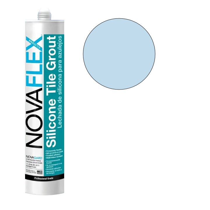 Novaflex 700-173 Silicone Tile Grout Sealant 10.3oz 24/carton Pool Blue