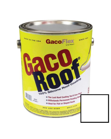 Gaco GacoRoof Silicone Roof Coating 5 Gallon White