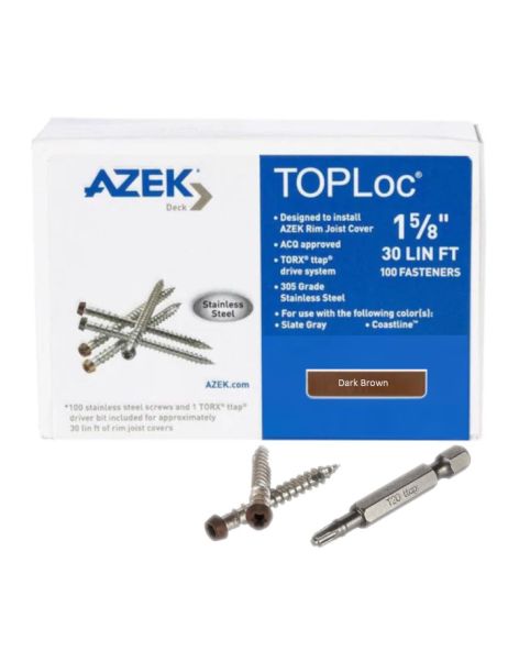 TimberTech TLOCFAS100T TOPLoc Fascia Screws For PRO and EDGE 1-3/4 ...