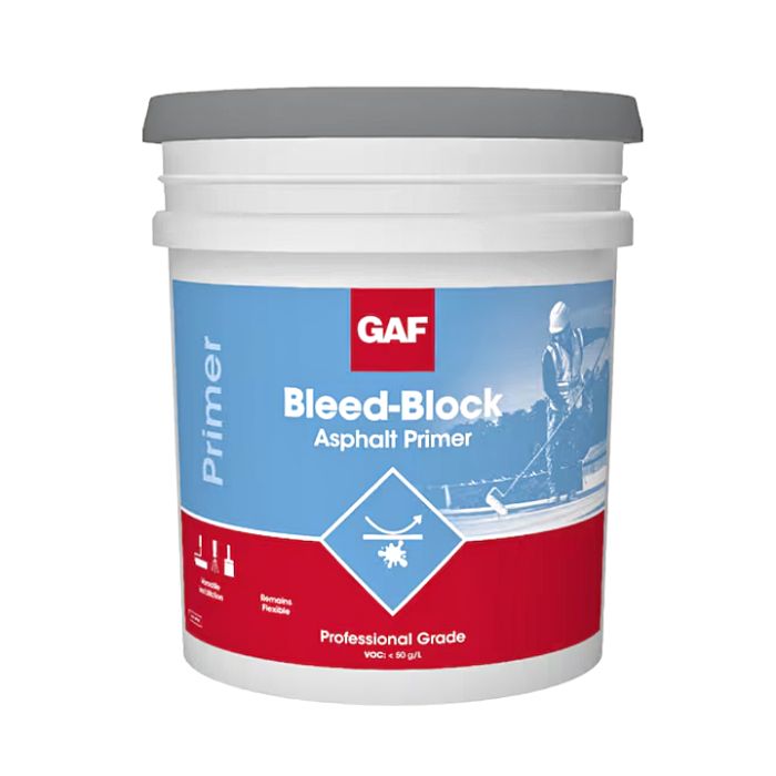 GAF Bleed Block Asphalt Primer 5g Light Blue