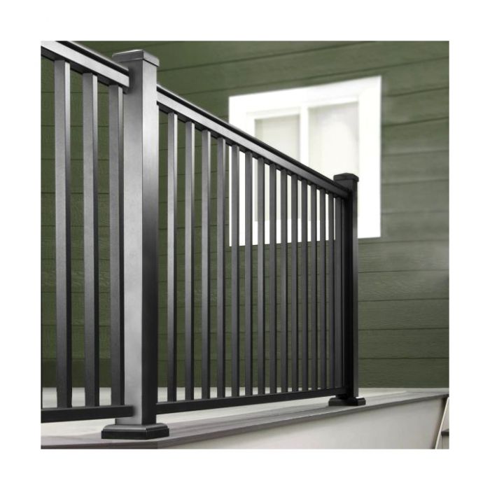 AFCO 100/200 Series 6'x36" Square Baluster Pack Black (16 Balusters)