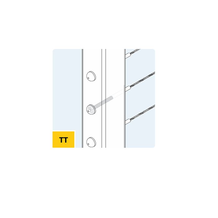 Feeney Modern Threaded Terminal Post 36" Textured Black