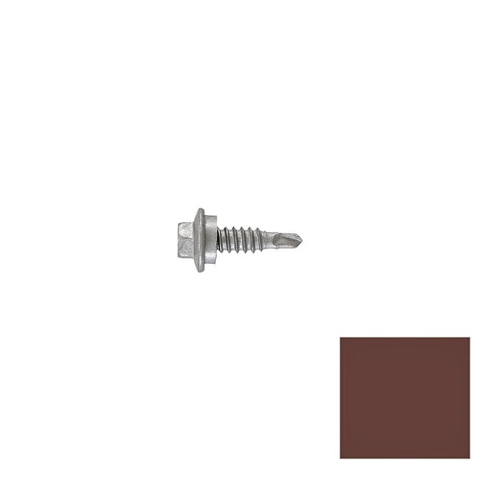 SFS Impax 798120 Sealer Panel Lap Self-Drill Screw Brown 7/8" 250pc