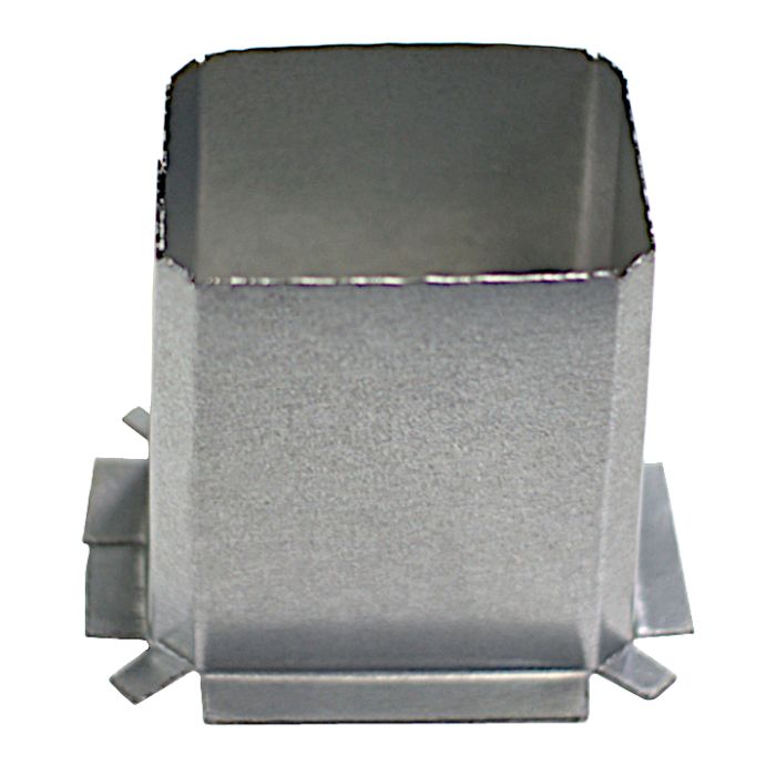 Lakefront Sheet Metal Extended Flange Drop Outlet 3"x4"