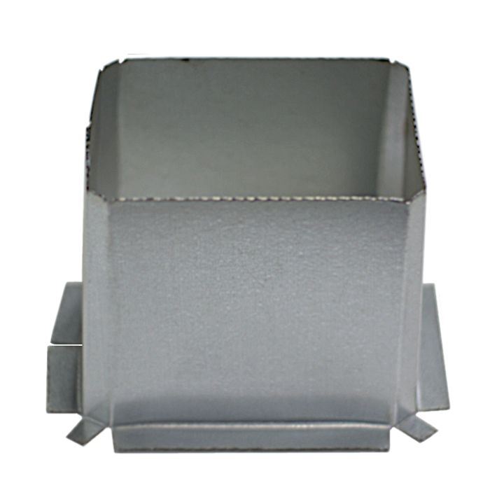 Lakefront Sheet Metal Extended Flange Drop Outlet 4"x5"