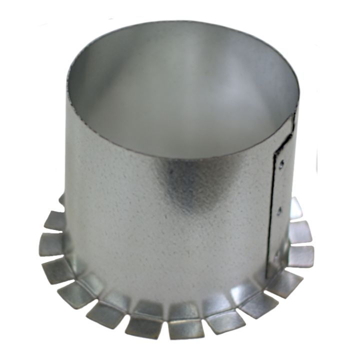 Lakefront Sheet Metal Extended Flange Round Drop Outlet 5"