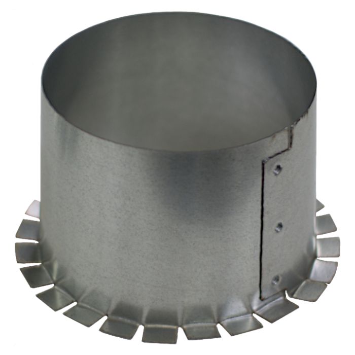 Lakefront Sheet Metal Extended Flange Round Drop Outlet 6"