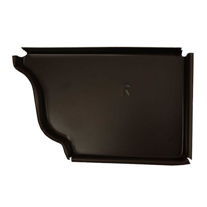 US Aluminum 5RMUSKETBROWN End Caps Right 5" Musket Brown 50ct