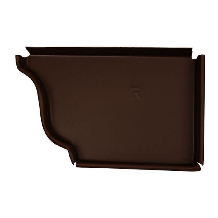 US Aluminum 5RROYALBROWN End Caps Right 5" Royal Brown 50ct