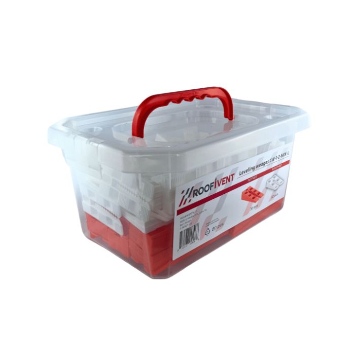 RoofiVent LW-1-2-MIX-L Mix Of Construction Big Wedges Box 1-2