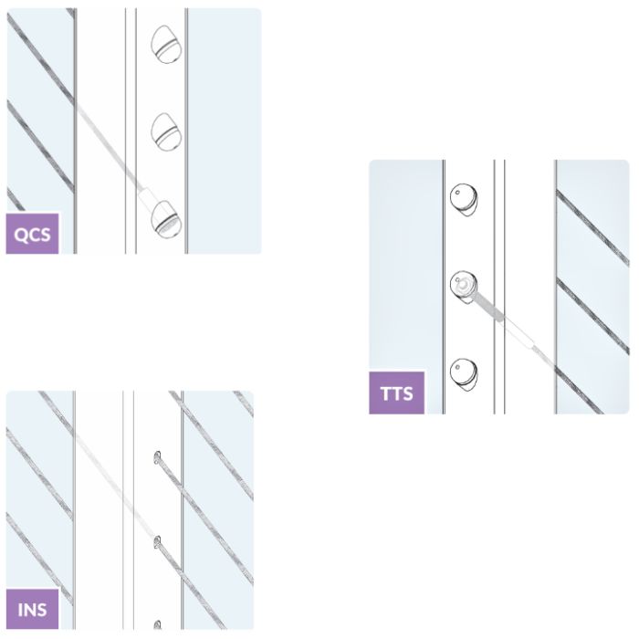 Feeney Modern Stair Post 36" Textured Black