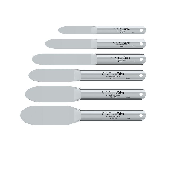 Albion Tools 922-G01 6-Piece CAT Spatula Set Stainless Steel