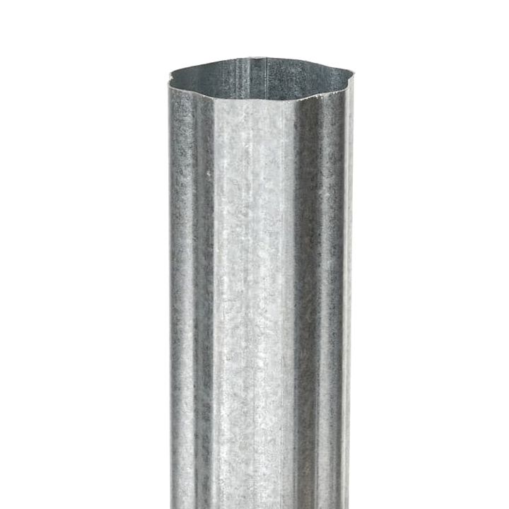 Berger Round Corrugated Galvanized Downspout 6" 26ga