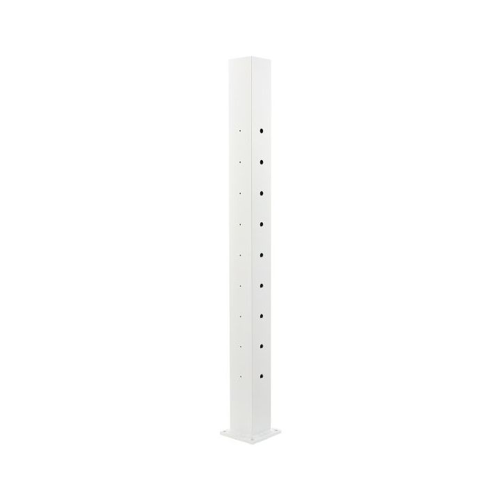 AFCO 175 Series 3"x44" Pre-drilled Cable Corner Post White