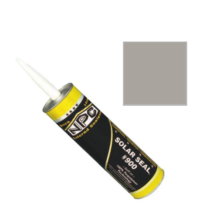 NPC 900 Solar Seal Caulk 19oz Pro Size Granite Gray 9076 9/case