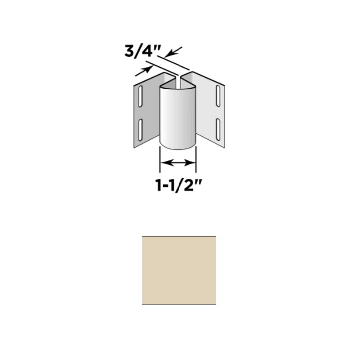 Certainteed 3/4" Inside Corner Post 10' 10/Carton Desert Tan