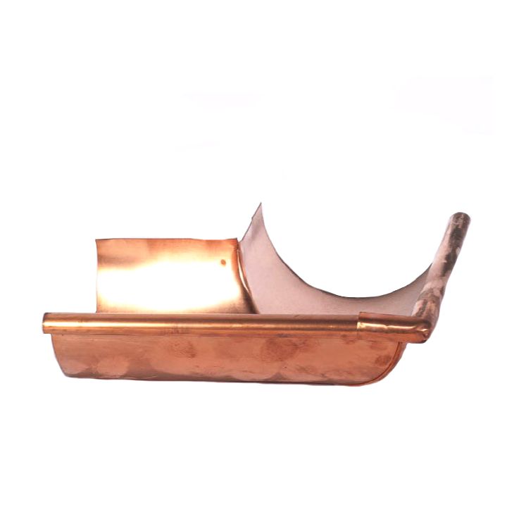 Berger Half Round Outside Box Miter 90 Degrees Copper 5"