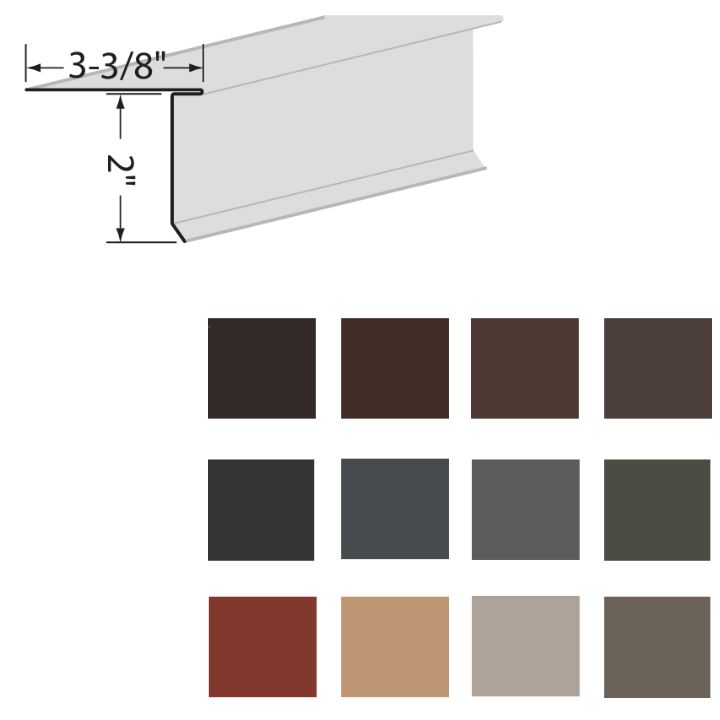 EDCO 1721 Eave Starter Solid 10' 10/carton