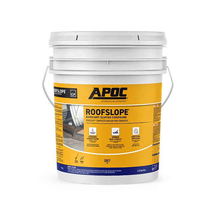 APOC RoofSlope Auxiliary Roofing Compound 5 Gal Grey
