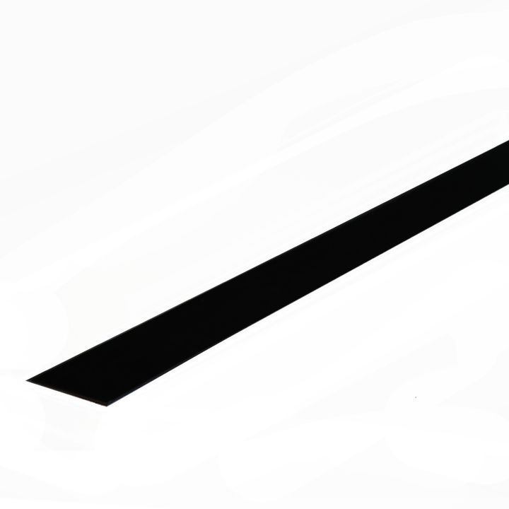 Lakefront Sheet Metal Pipe Band Kynar 24ga 2"x10' Matte Black