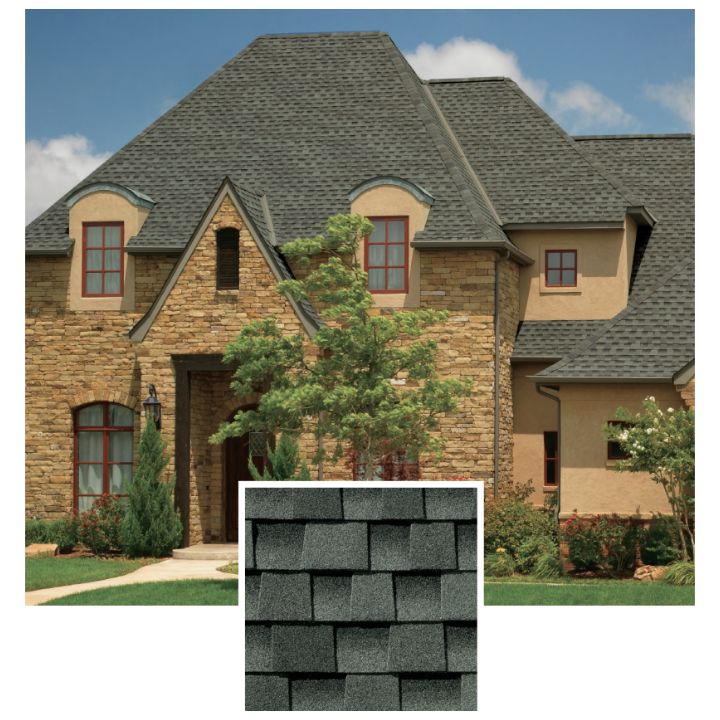 GAF TimberTex Ridge Cap Shingles 20'/Bundle Slate