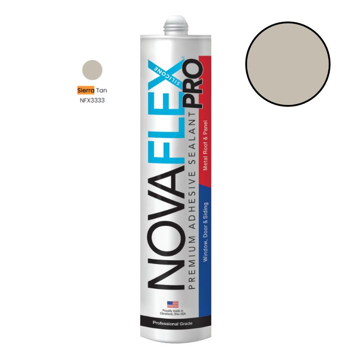 Nova Flex Pro NFX3333-10C1 Premium Sealant 10oz Sierra Tan