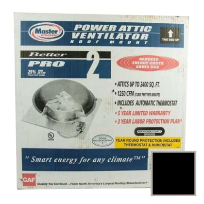 GAF Master Flow Green Machine Solar Powered Roof Vent
