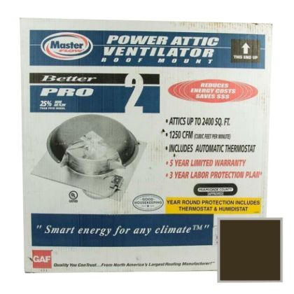 GAF Master Flow Green Machine Solar Powered Roof Vent