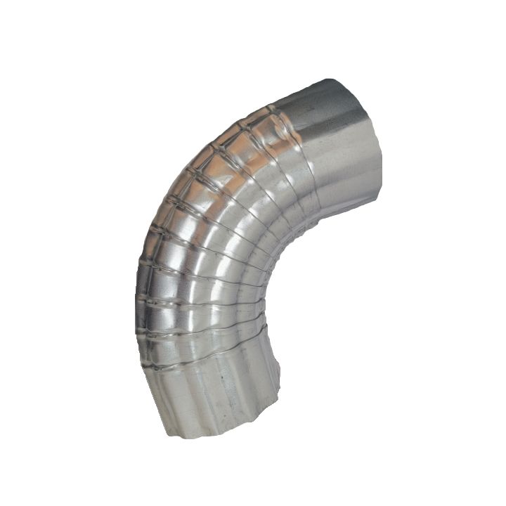 Berger #4 90 Degree Round ELbow Galvanized Corrugated 6"