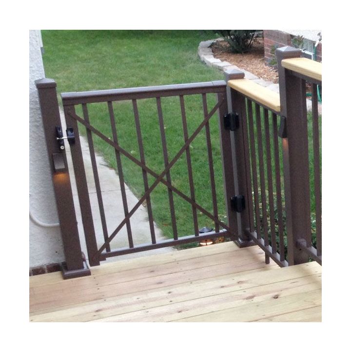 AFCO Adjustable Gate Kit Bronze (uprights & crossbar) - for 4' Level ...