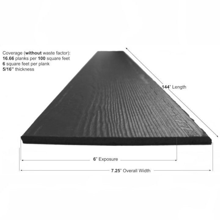 James Hardie Woodtone HardiePlank Fiber Cement Cedarmill Siding 7.25 ...