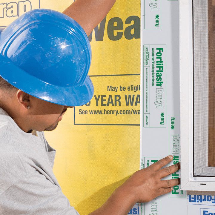 Henry HE018FFB968 FortiFlash Butyl Waterproof Membrane 20mil 6"x75'