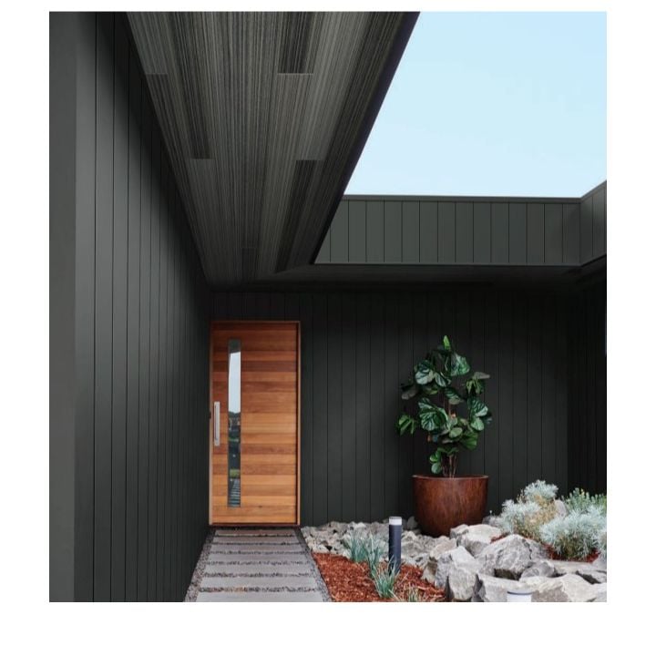 Vesta Steel Siding Plank Solid Ironstone 5"x12' 10/carton