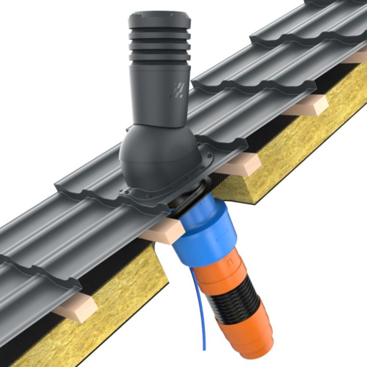 RoofiVent iVent Eco Durable Polypropylene Vent for Slope Roof