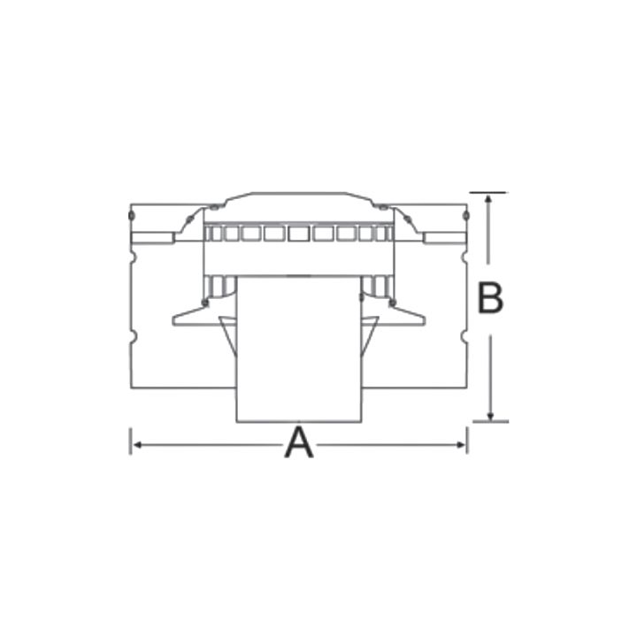 Hart and Cooley B Vent RWW High Wind Cap 3"